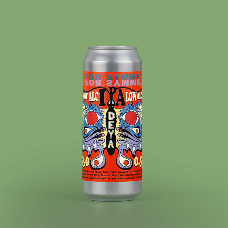 500ML - EYE FOR SYMMETRY - 0.5% - LOW ALC IPA – DEYA Brewing Company