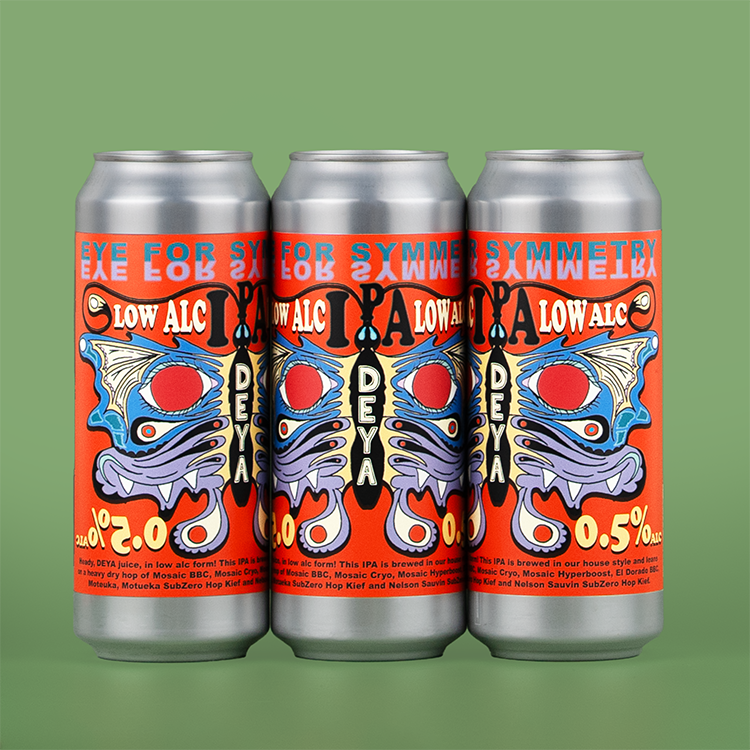 500ML - EYE FOR SYMMETRY - 0.5% - LOW ALC IPA – DEYA Brewing Company